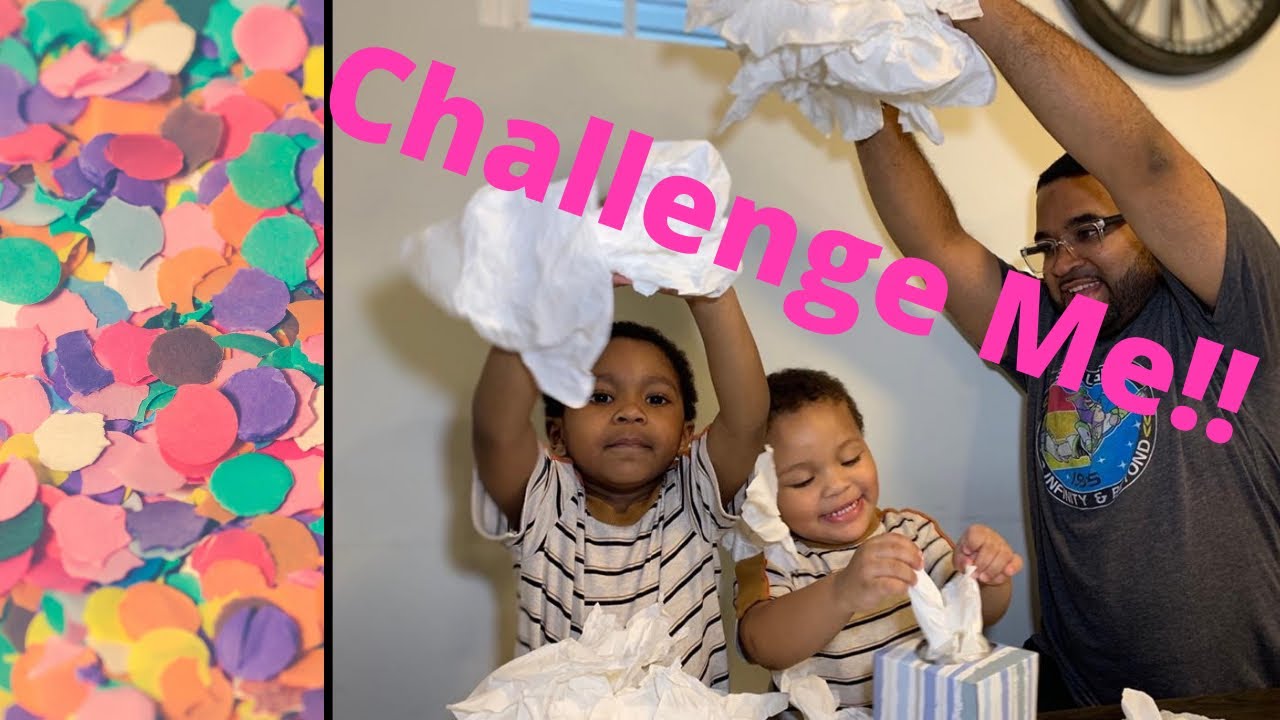 Toddle Tissue Box Challenge EPIC AND FUNNY - YouTube