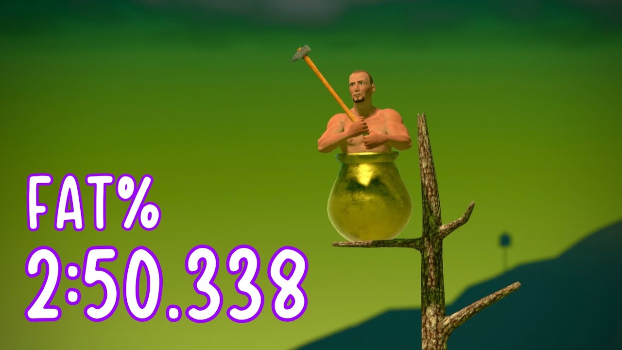 Getting Over It - Fat% First Completion in 2:50.338 - YouTube