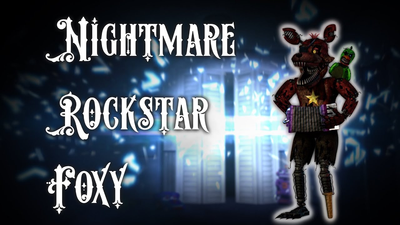 [FNAF | Speed Edit] Making Nightmare Rockstar Foxy - YouTube