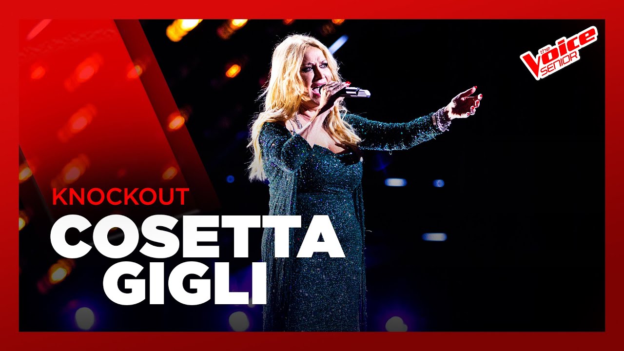Cosetta Gigli - “Con Te Partirò” | Knockout Round 1|The Voice Senior ...