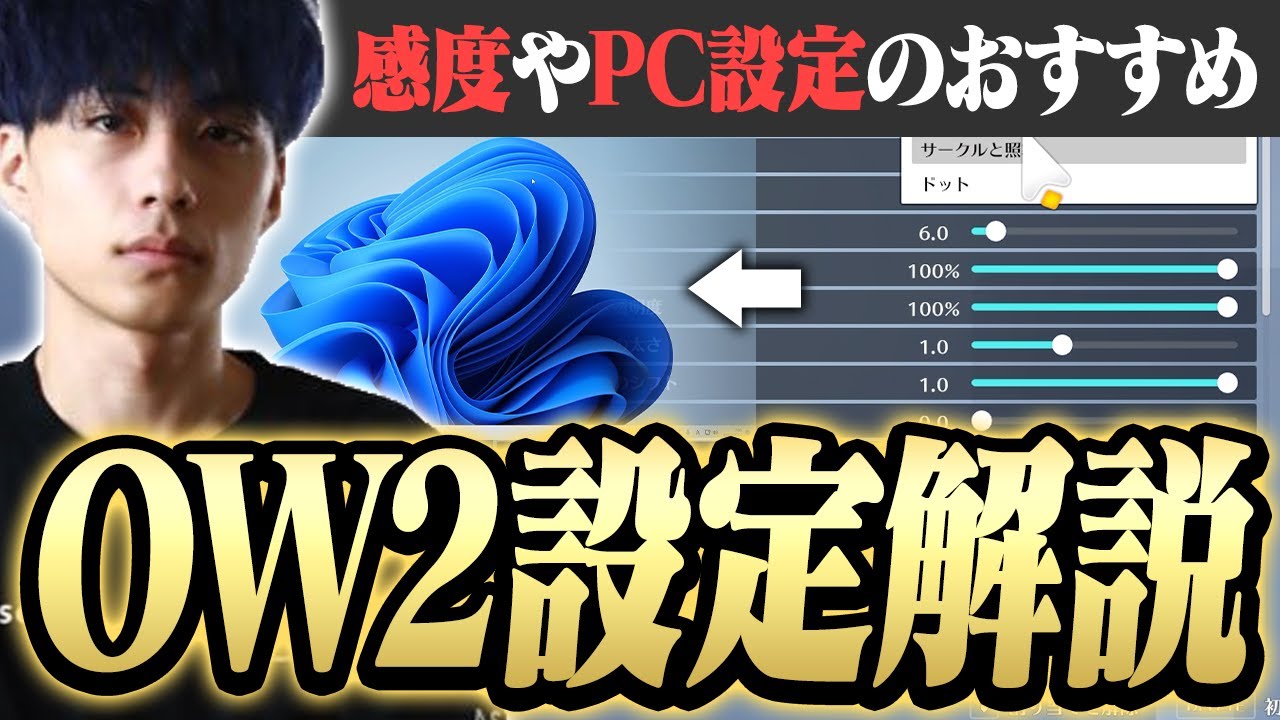 【永久保存版】最新版OW2設定解説！おすすめ感度やプロも使う詳細設定までこれ1本で全て教えます！！【オーバーウォッチ2 / OW2 ...