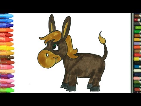 Eşek nasıl çizilir | Nasıl çizilir  | Çizelim Boyayalım