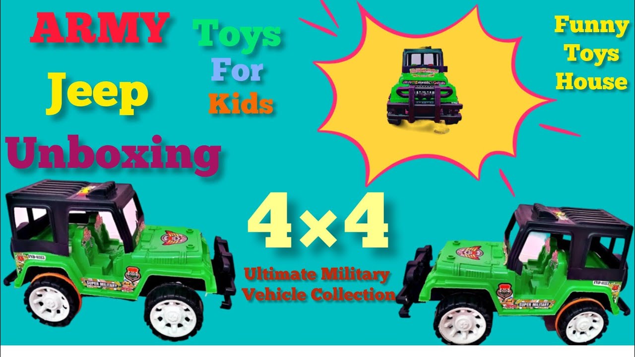 Army Jeep Toys Unboxing | Ultimate Military Vehicle Collection How to ...