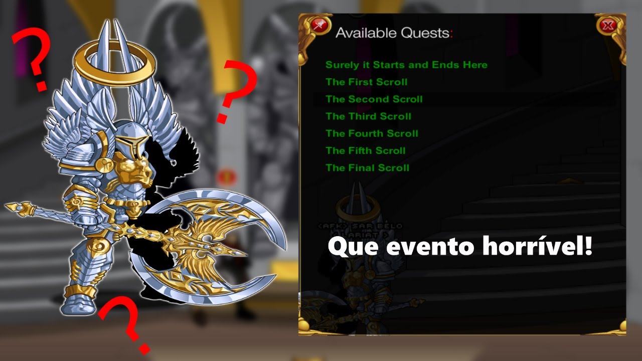 QUE EVENTO FOI ESSE QUE O AQW FEZ?!/Exalted paladin set - YouTube