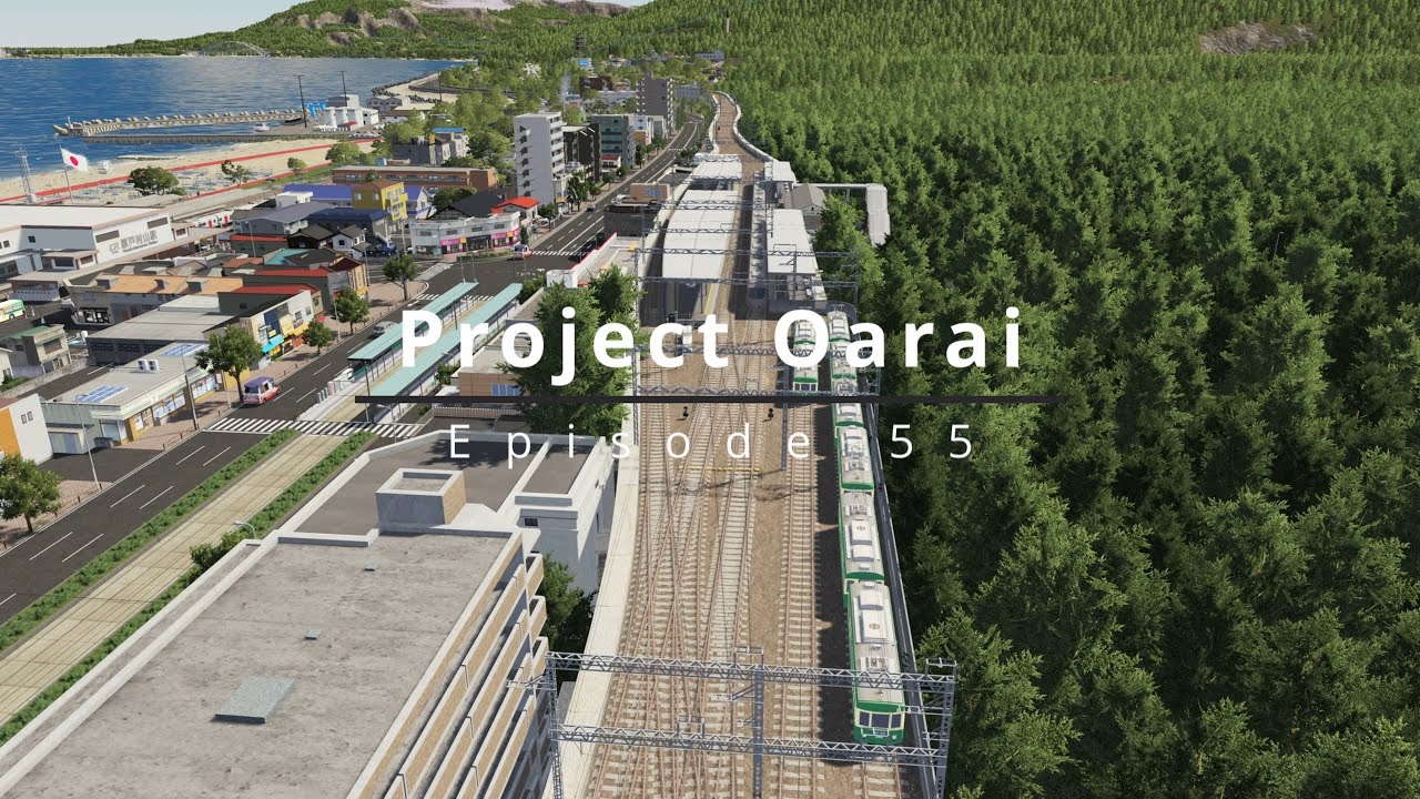 Project Oarai - EP 55 - Putting Together A Small Train Station Along ...