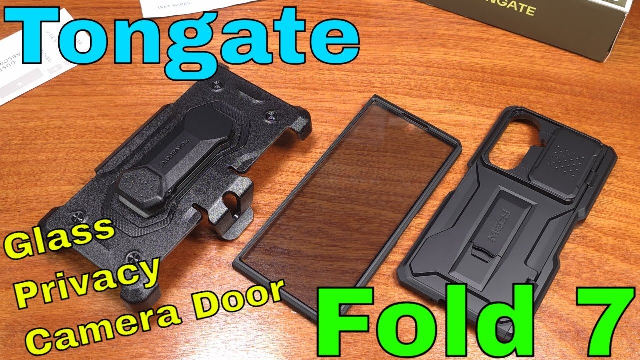 The Tongate Mech Case With A Camera Door For The Galaxy Fold 7! - YouTube