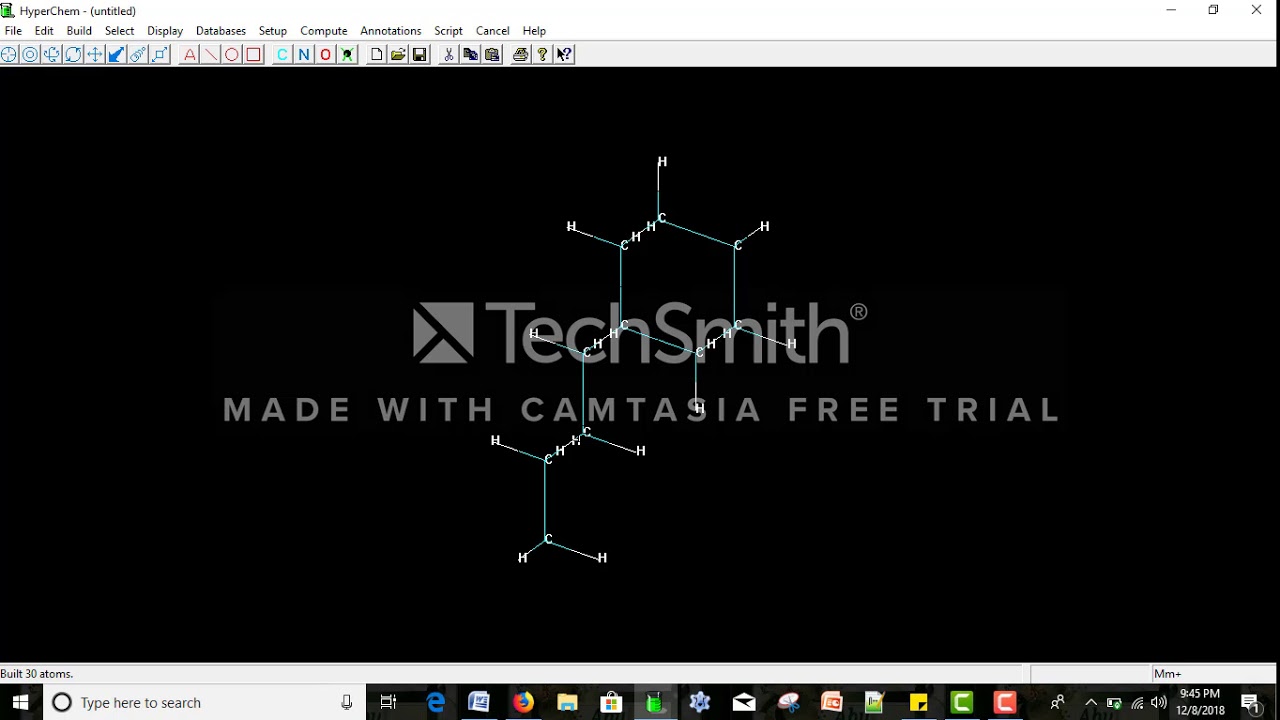 Tutorial Hyperchem - YouTube