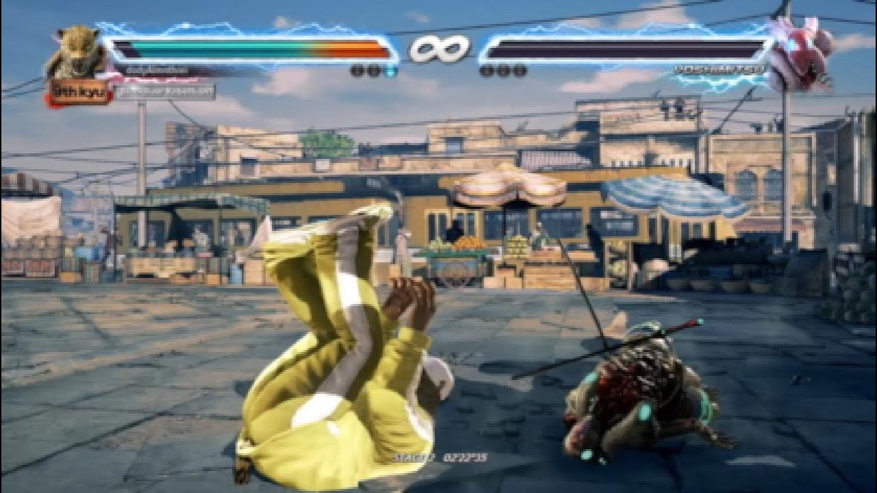 TEKKEN 7 Arcade Battle Mode King With Training Outfit's Gameplay - YouTube
