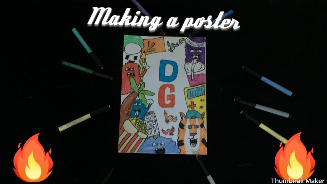 DRAW A POSTER | draw gang - YouTube