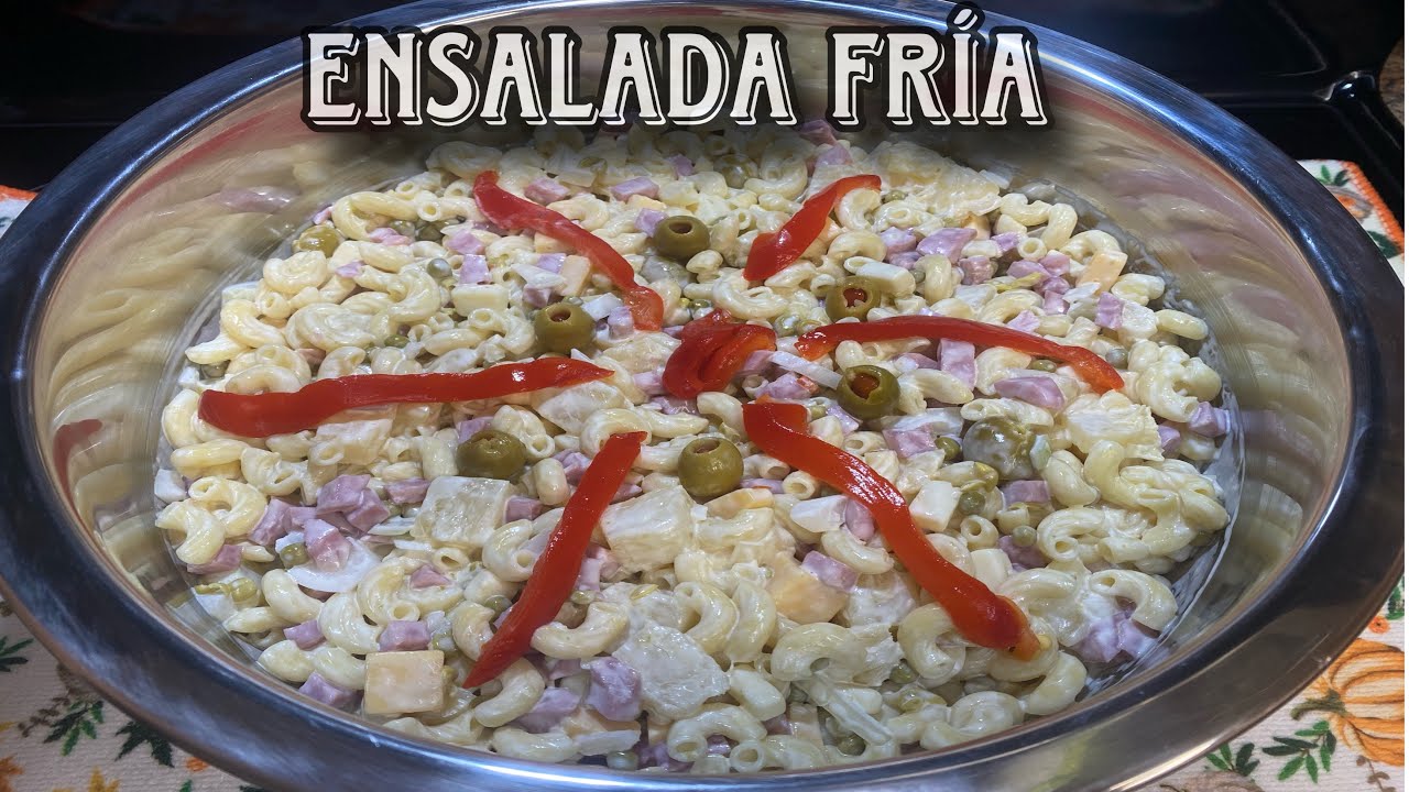 Ensalada fría al estilo cubano!! Cocinando desde Miami con Judith ...