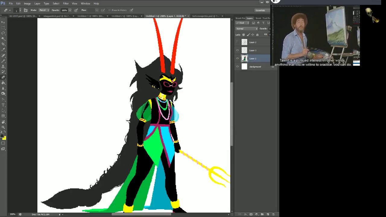 Homestuck Feferi Sprite