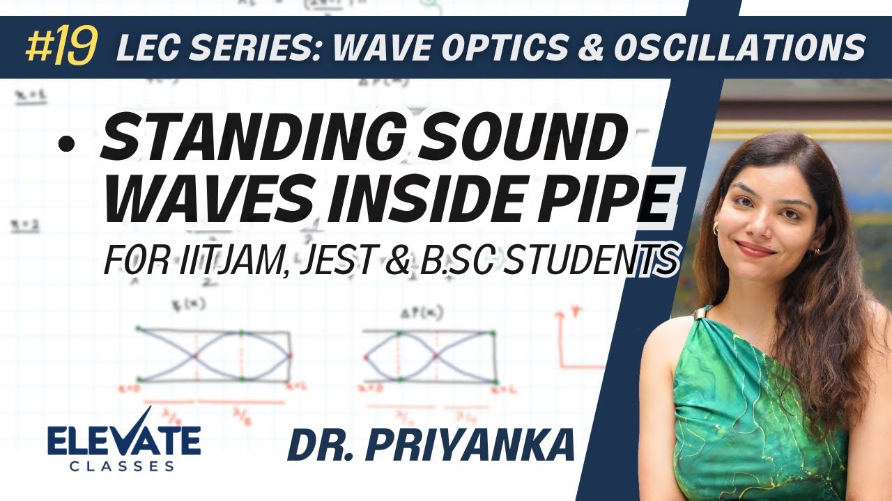 Lec 19: Standing Sound Waves in a Pipe | Dr. Priyanka | Elevate Classes ...