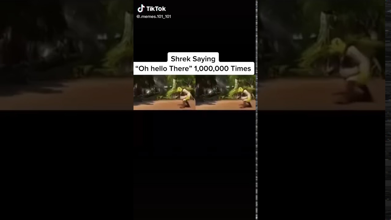 Shrek Saying "Oh hello there" 1,000,000 Times - YouTube