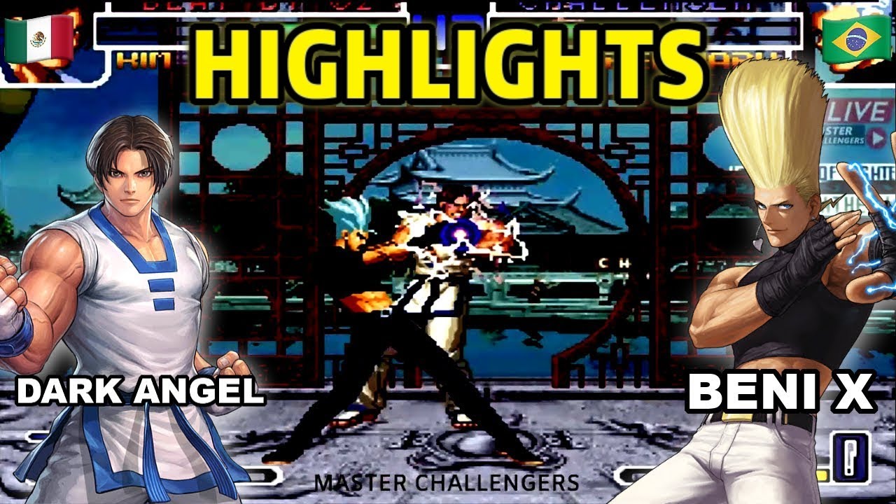 DARK ANGEL 🇲🇽 vs BENI X 🇧🇷 KOF 2002 Highlights 🎤 en Español - YouTube