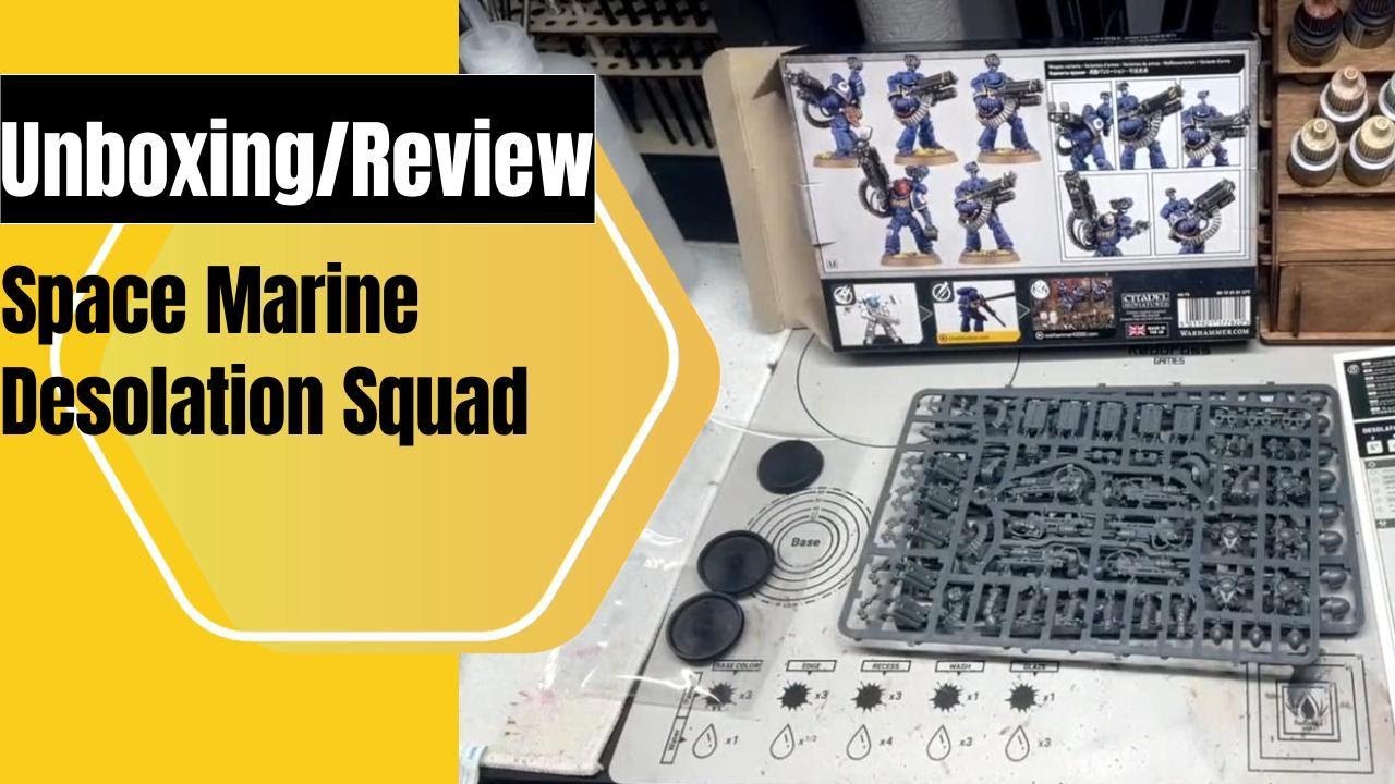 Space Marines Desolation Squad Unboxing/Review - YouTube