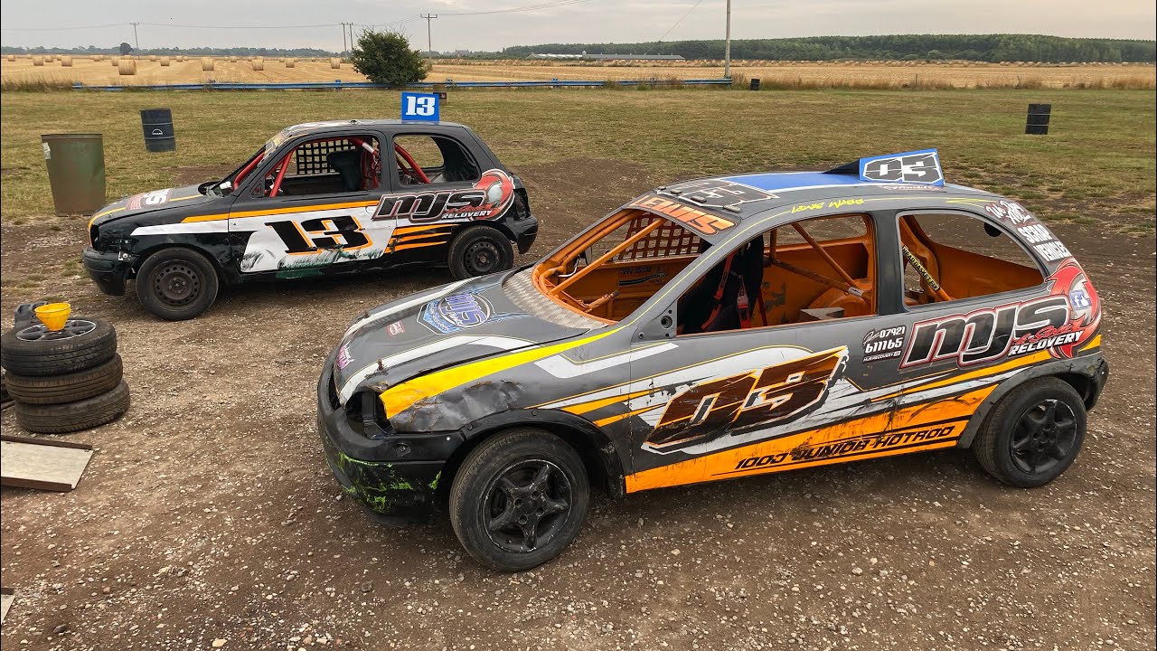 Junior Rods Heat 2 Skegness Raceway 16/08/22. - YouTube