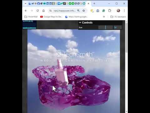 water bottle webGL three.js fluid phisics - YouTube