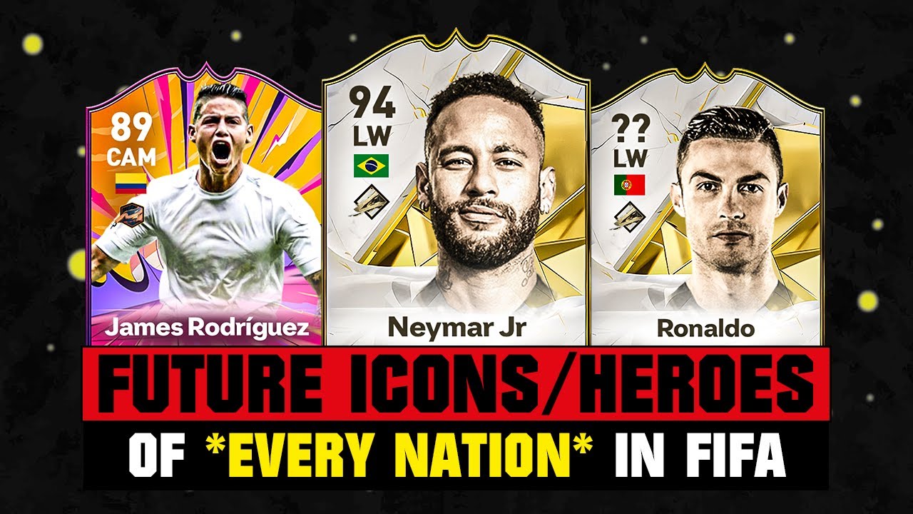 Future ICONS/HEROES of Every NATION in FIFA! 😱🔥 ft. Ronaldo, Neymar ...