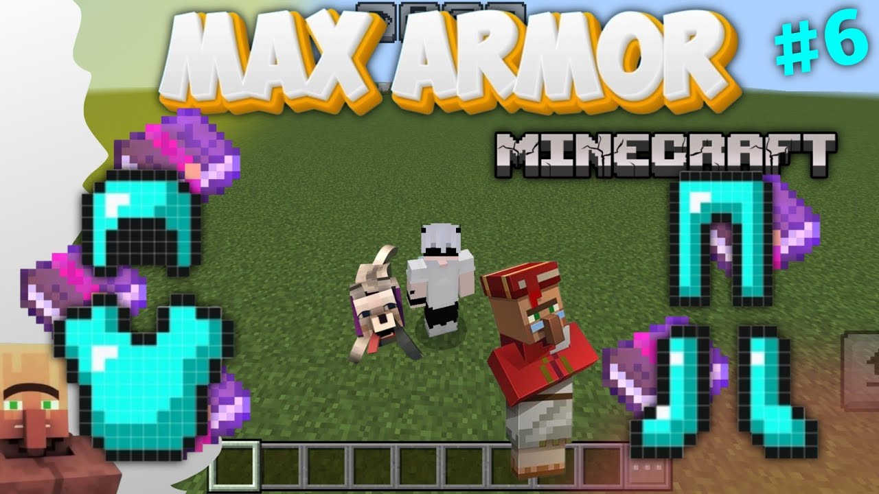 Minecraft Fanly Complete My Armor Minecraft Episode 6 How To Max Armor ...
