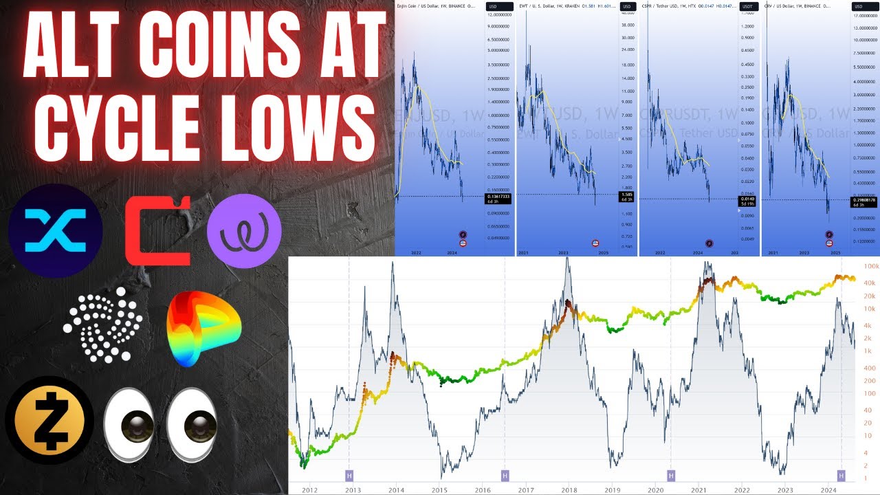 10+ Alt Coin Price Charts at Cycle Lows 🚨ZCASH Retracing 📢 Market ...