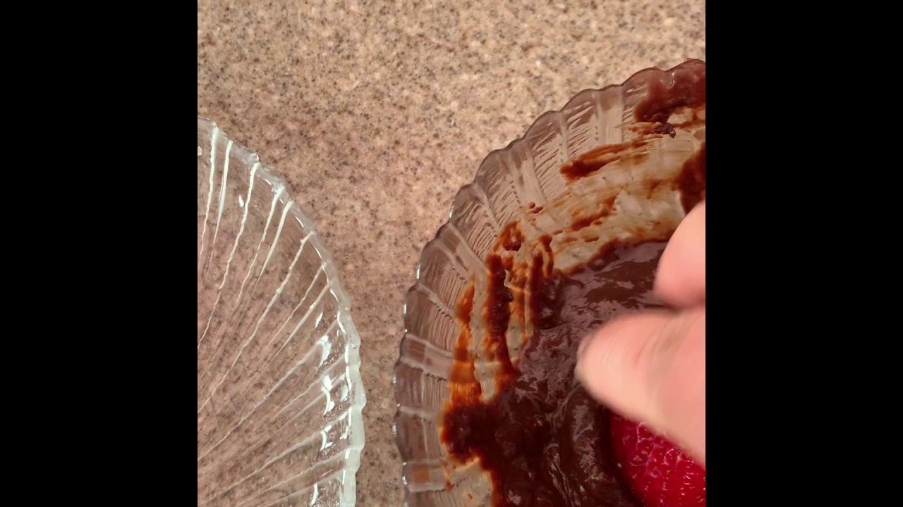Strawberry Volcano Snack - YouTube