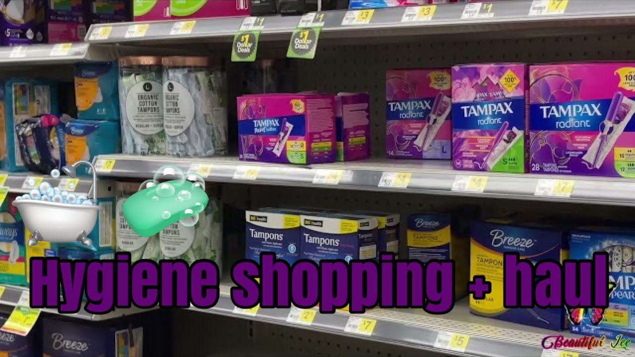 Hygiene shop with me at dollar general | hygiene haul - YouTube