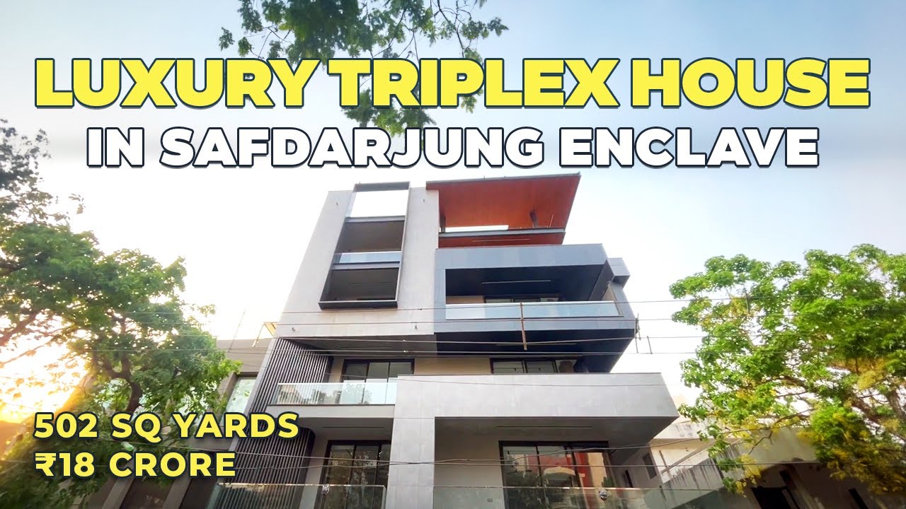 Luxury Triplex House in Safdarjung Enclave | Luxury living | South ...