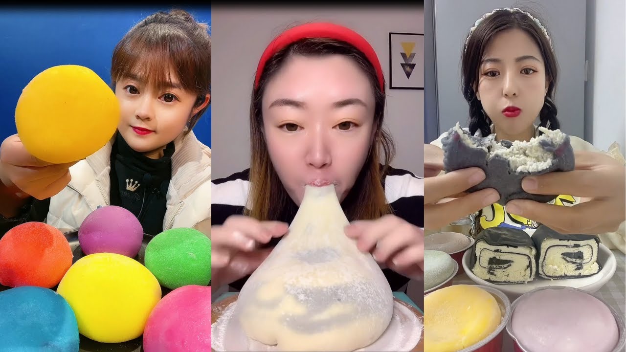 ASMR Super HUGE MOCHI | Giant MOCHI ICE CREAM + CHOCOLATE Candy ...