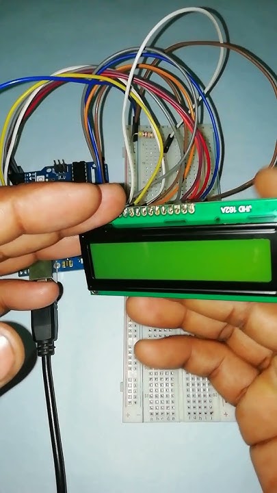 displaying name in16×2 LCD display using arduino uno #shorts - YouTube