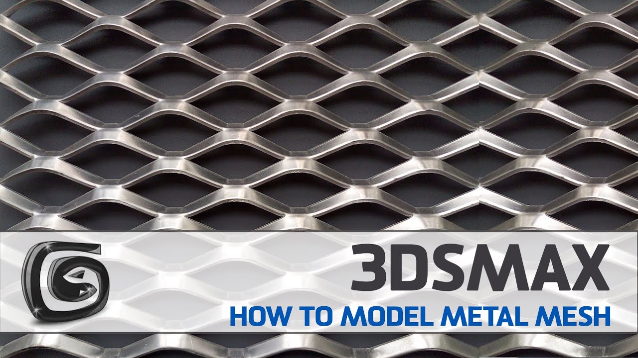 HOW TO MODEL two types of metal meshes 3DSMAX EASY WAY - YouTube