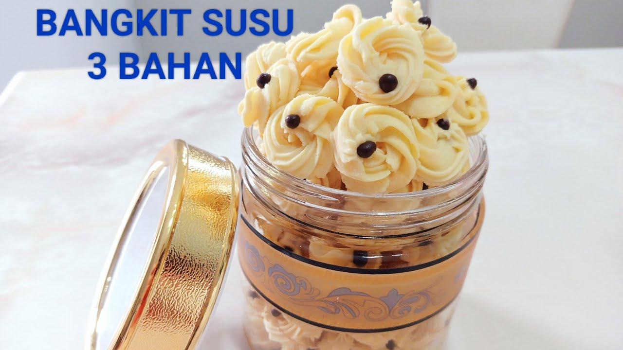 Resep kue kering bangkit susu 3 bahan gurih dan renyah @BettySarem ...