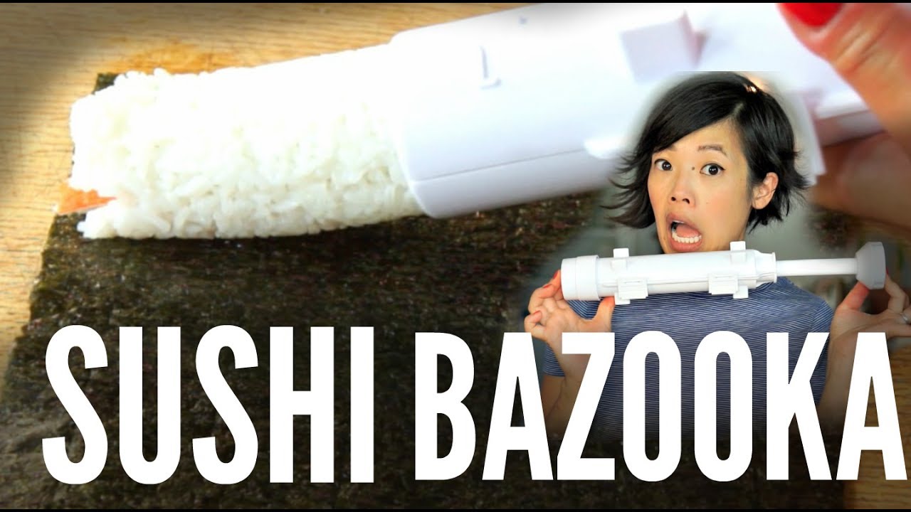SUSHI BAZOOKA Sushezi sushi maker | Does it Work? - YouTube