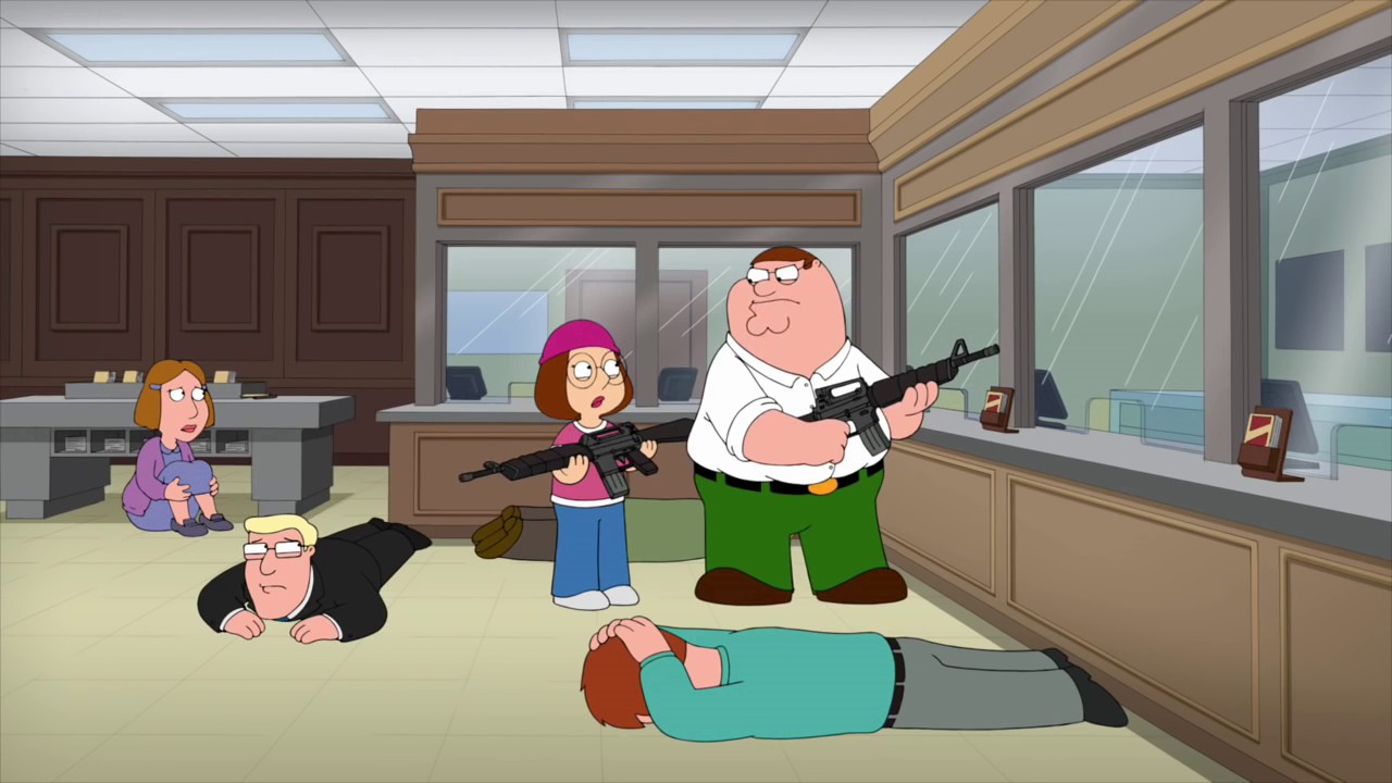 Family Guy ¦ Bank robbery - YouTube