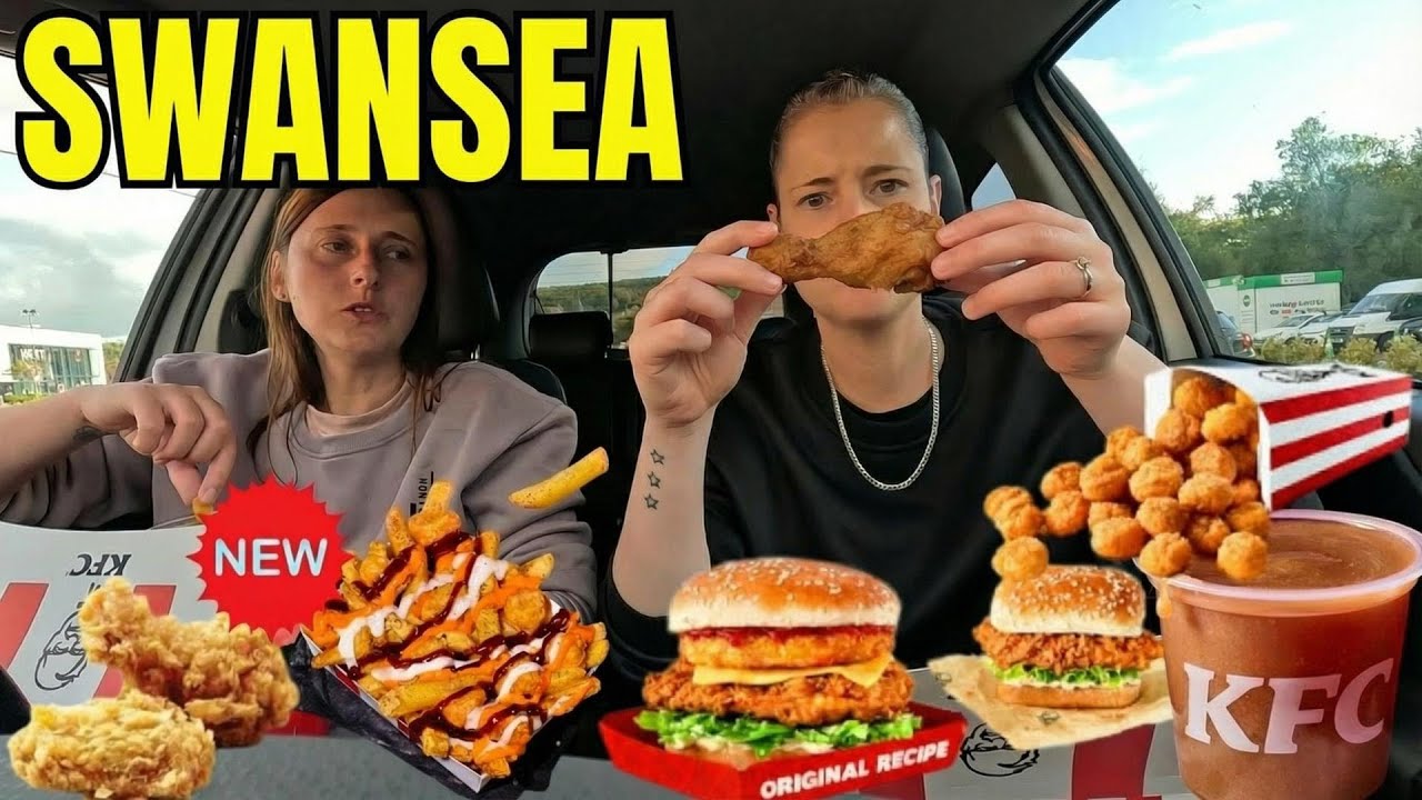 We Tried KFC's NEW Dirty Loaded Fries! SWANSEA - YouTube