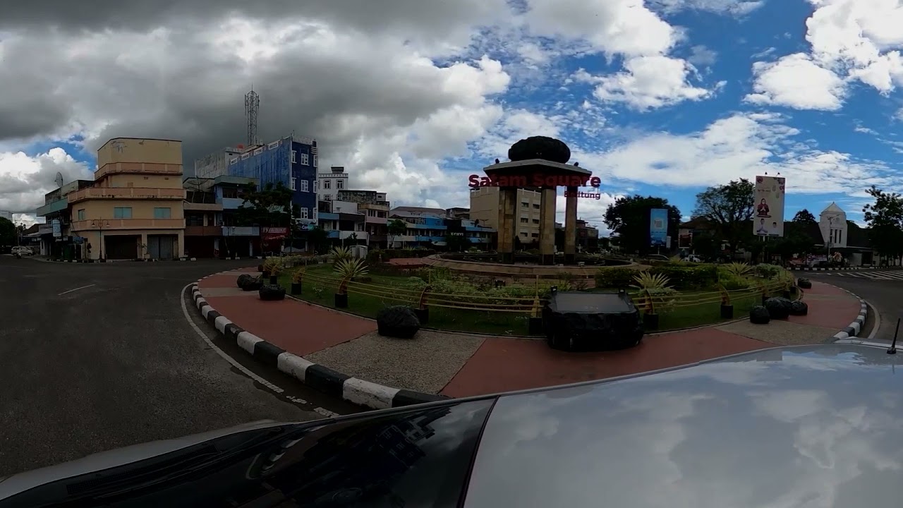 BUNDARAN SATAM SQUARE BELITUNG - YouTube