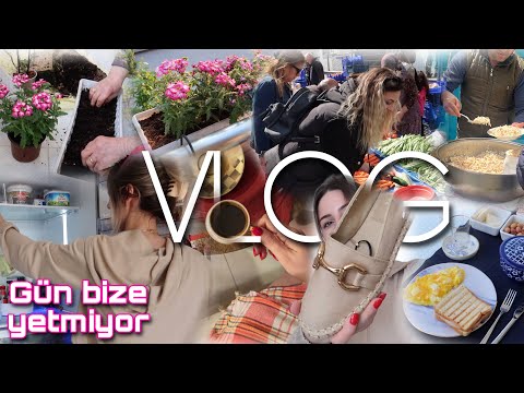 DUALARINIZI BEKLİYORUM | KAYINVALİDE GELİN PAZARDA 🛒 YENİ ÇİÇEKLERİM🌷BUZDOLABI TEMİZLİĞİ | MARKET