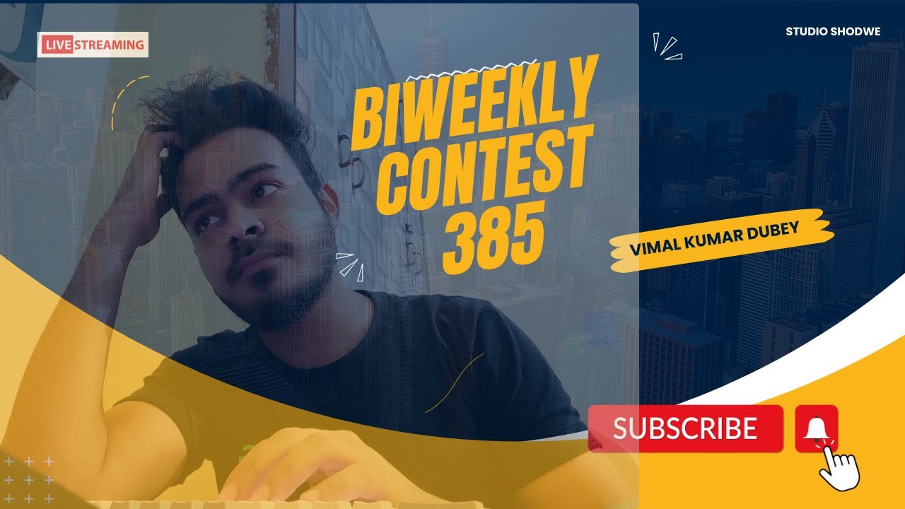 Weekly Contest 385 Leetcode Upsolving Youtube 2379