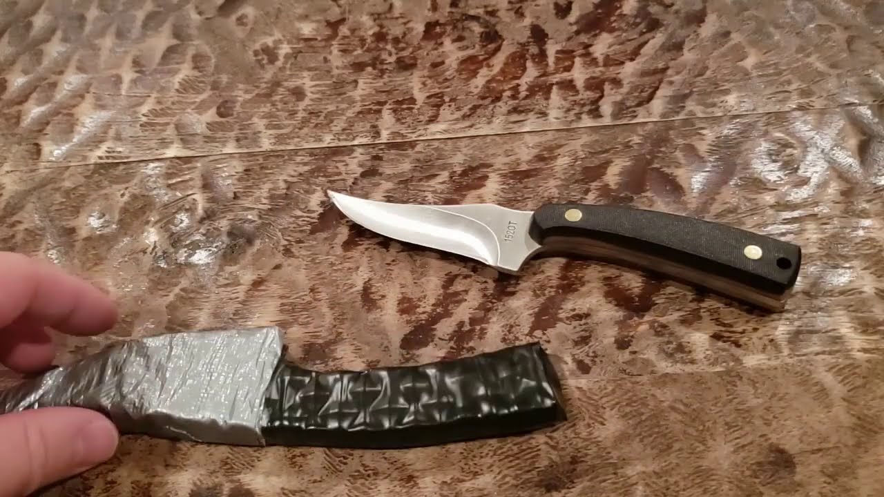 How to Make a Training Knife - YouTube