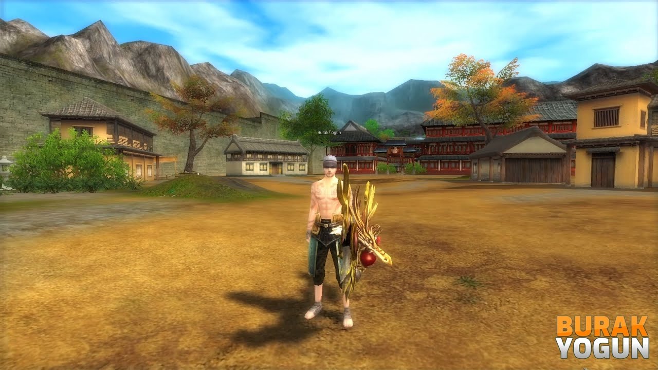 Silkroad Online - 21 Degree Chinese Weapon & Shield Set - YouTube