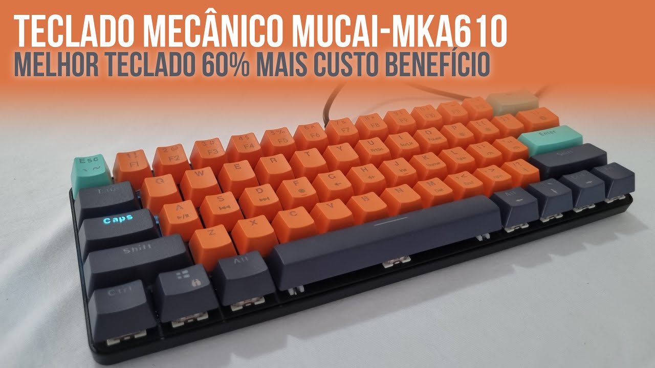 Teclado Mecânico MUCAI MK610 - Unboxing - YouTube