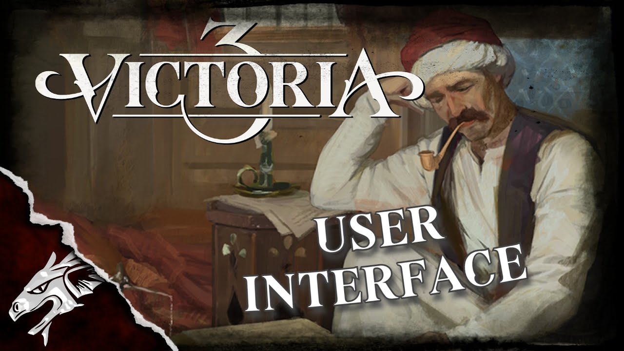Art Nouveau UI Style! | Victoria 3 Dev Diary - UI! - YouTube
