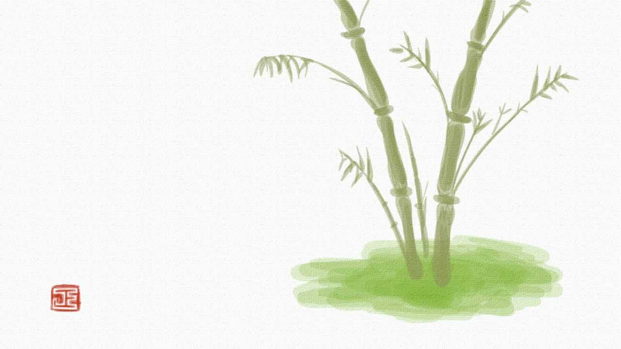 Sumie Bamboo Animation - YouTube