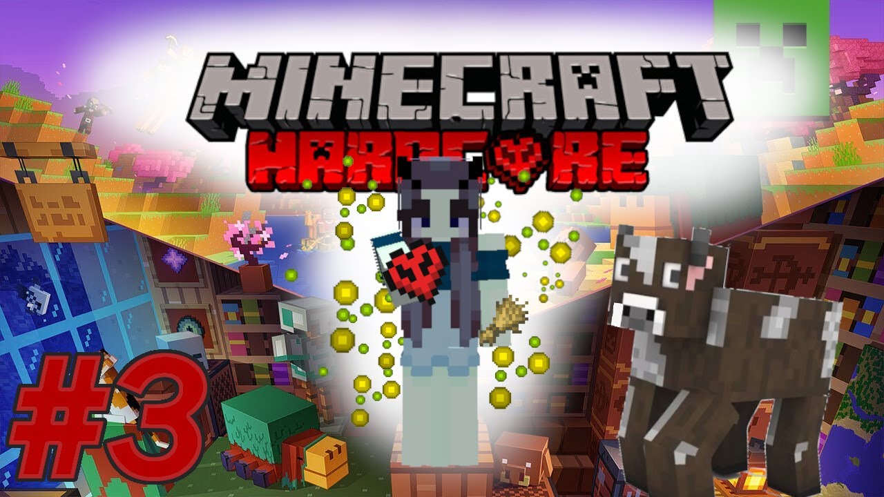 FARMOK NAPJA...👩‍🌾-Minecraft Hardcore #3 - YouTube
