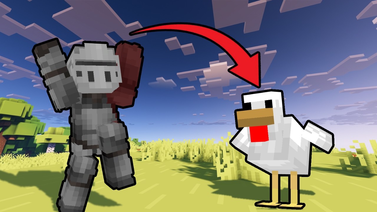 Minecraft, But I Can Shapeshift - YouTube