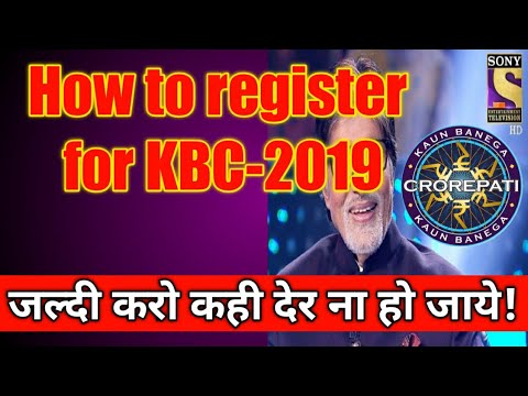 how to register kbc in sony liv app 2019 - YouTube