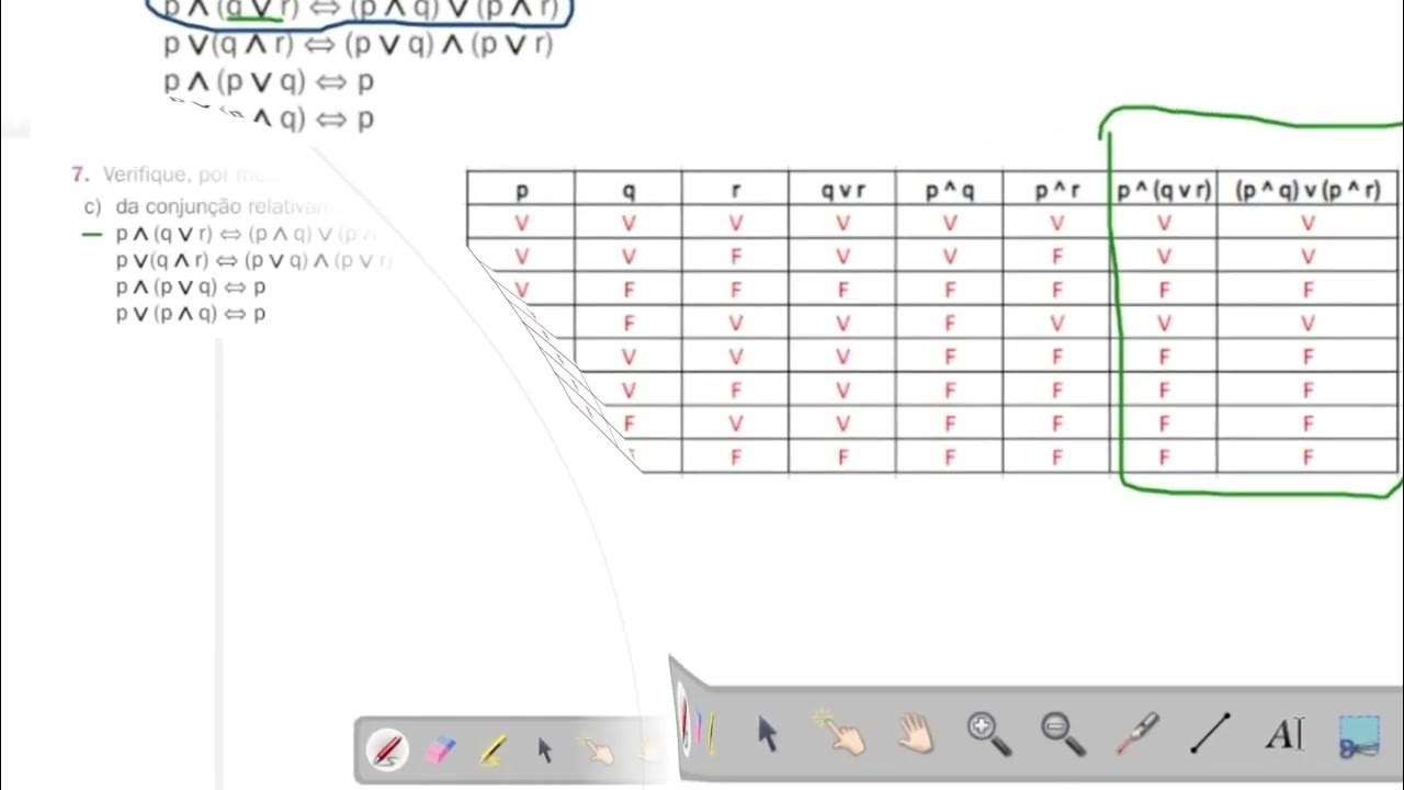 Capítulo 1 - Noções de Lógica - Ex 7C - YouTube