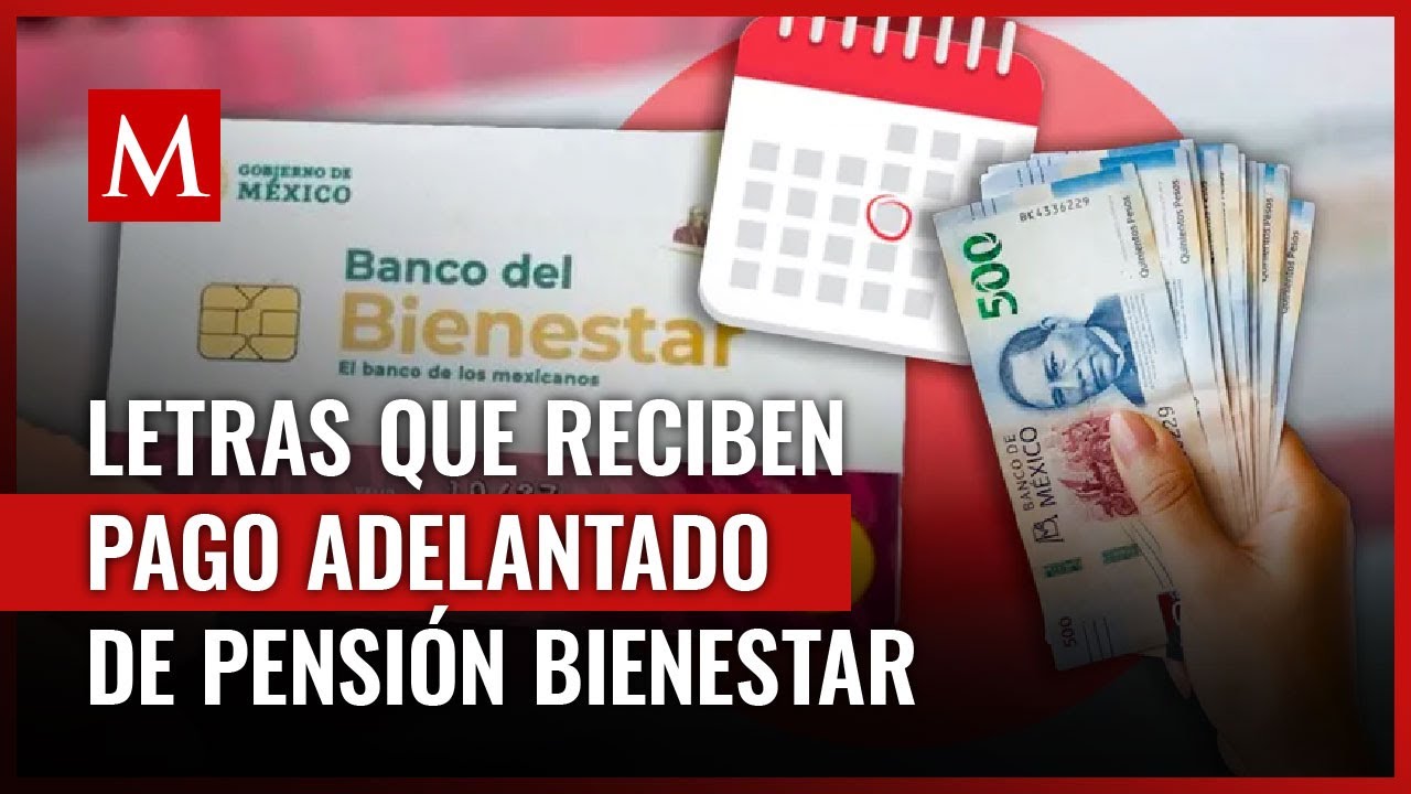 Conoce las letras que reciben el pago adelantado de la pensión del ...