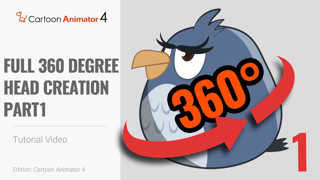Cartoon Animator 4 360 Head Tutorial Full 360 Degree Head Creation Part 1 Youtube
