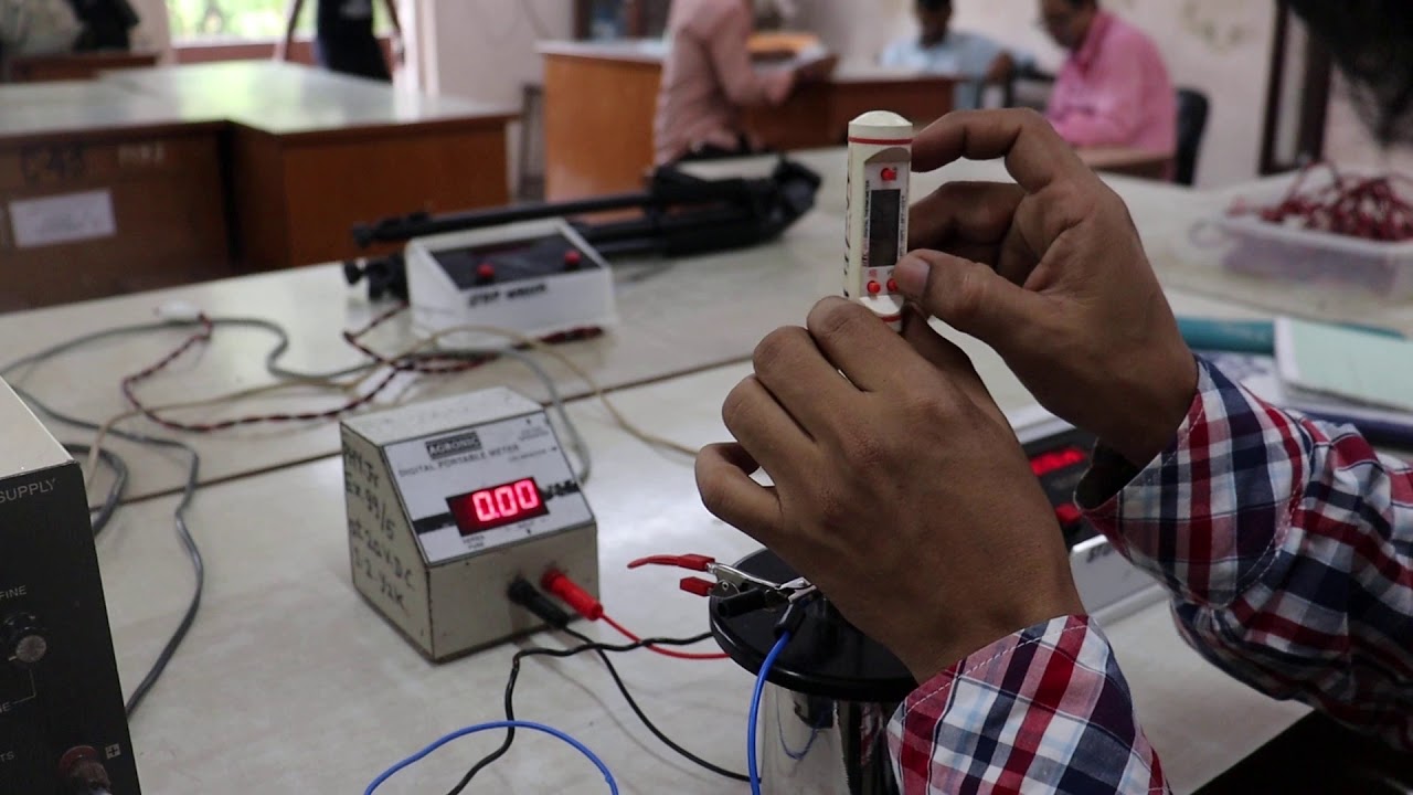 J by electrical method - YouTube