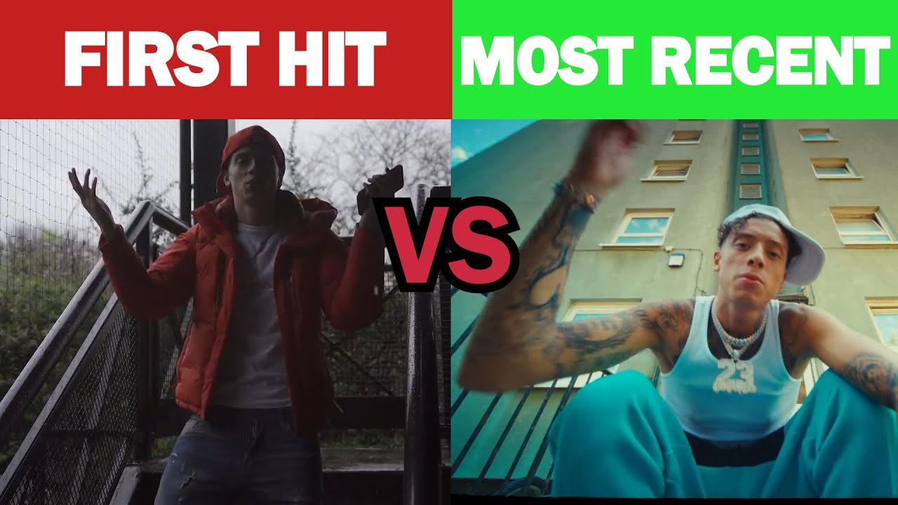 RAPPERS FIRST HIT VS MOST RECENT HIT - YouTube